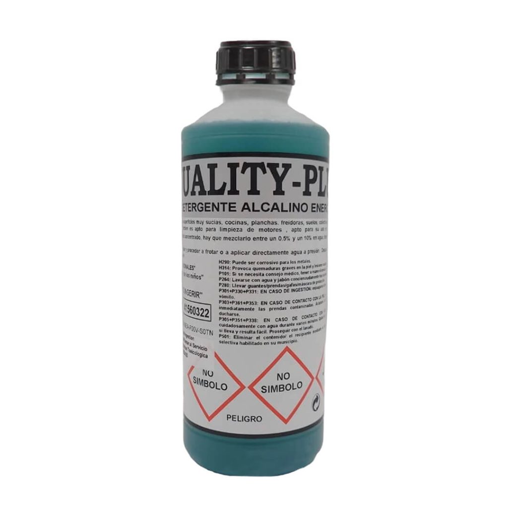 Quality-Plus DESENGRASANTE HIGIENIZANTE SÚPER - Losas de Caucho